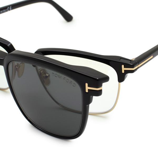 TOM FORD トムフォード クリップオン サングラス/眼鏡フレーム FT5683-B/V-001 メンズ 正規品 TF5683-B ...