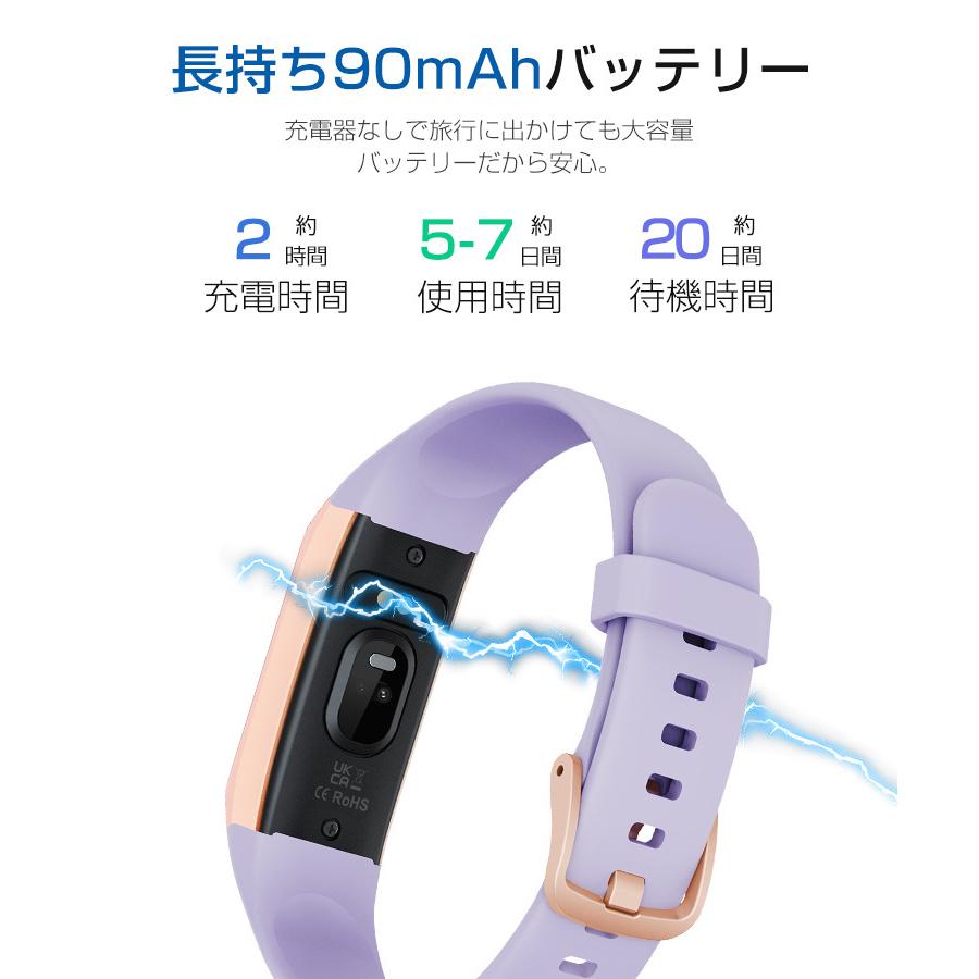 スマートウォッチ 体表温測定 血中酸素 心拍 歩数 カロリー 健康管理 スマートブレスレット リストバンド 腕時計 着信通知 IP67防水 睡眠検測 長い待機時間 C60 : EWIN ...