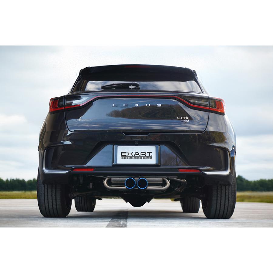 EXART LEXUS レクサス LBX 4WD専用ONEシリーズマフラー グラファイトメタリックテール EA02-LX119-G : エクストラオートパーツ - 通販 - Yahoo!ショッピング