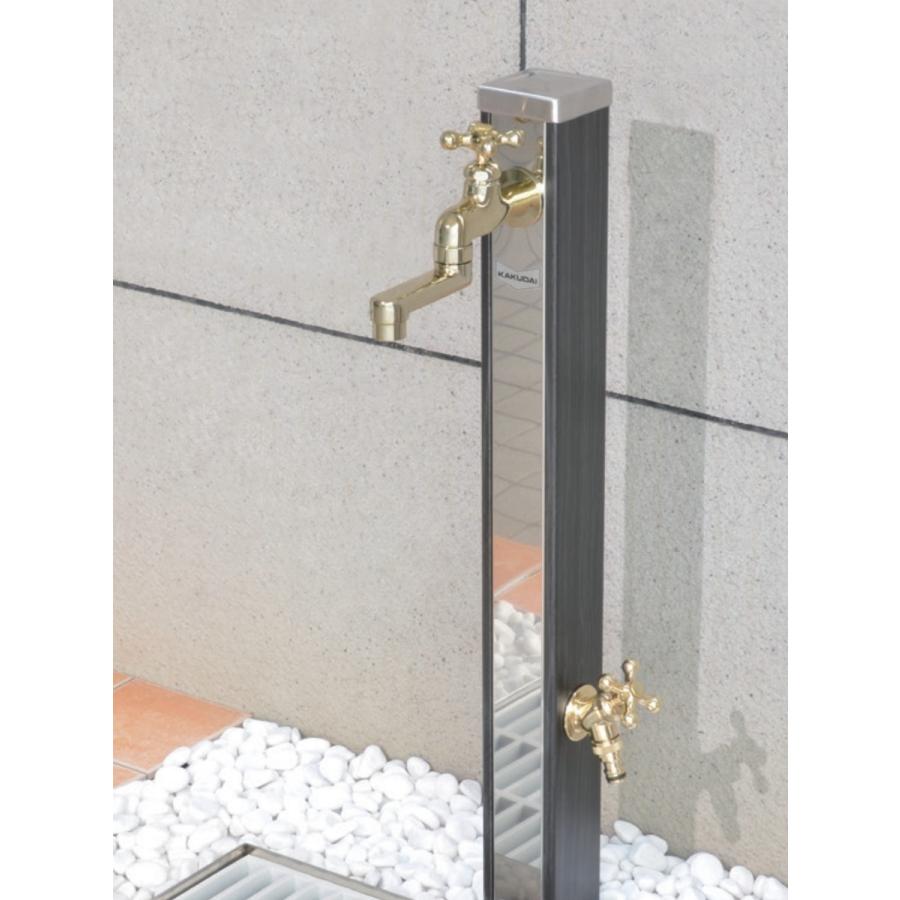 カクダイ KAKUDAI 自在水栓 カラー単水栓 アンティークゴールド 706-003-AG 住宅設備 建材 水回り 水周り リフォーム 水栓 リフォーム リノベーション DI :kd10 ...