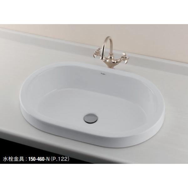 カクダイ KAKUDAI 丸型洗面器 無彩色 Luju 493-168 半埋め 住宅設備 建材 水回り 水周り リフォーム 蛇口 水栓 リノベーション DIY : DIY・エクステリアG ...