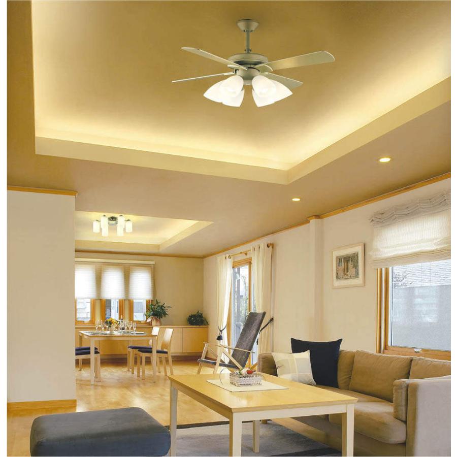 照明 おしゃれ コイズミ照明 KOIZUMI シーリングファンライト S-シリーズ モダンタイプ AEE695070 本体 AA43193L 灯具 灯具：電球色〜6畳 :ko13-52 ...