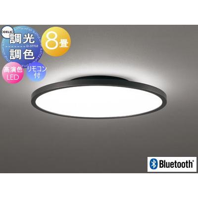 照明 おしゃれ ライト オーデリック ODELIC フラットプレート調光調色シーリングライト OL291620BR 電球色〜昼光色間接光 ポリカーボネート（黒色） Bluetoo : od13 ...