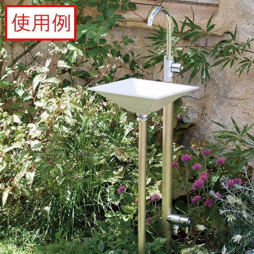 【部品】 ガーデンパン 水受け オプション オンリーワンクラブ ジラーレ用手洗器 プレーンパン カレ TK3-E-WF 立水栓 パン ガーデニング 庭ま : DIY・エクステリアG-STYLE ...
