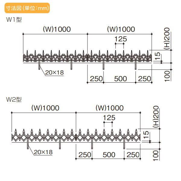 無料☆特典対象】 忍び返し 四国化成 シコク プチガード W1型 無料☆特典対象】 忍び返し 四国化成 シコク プチガード W1型