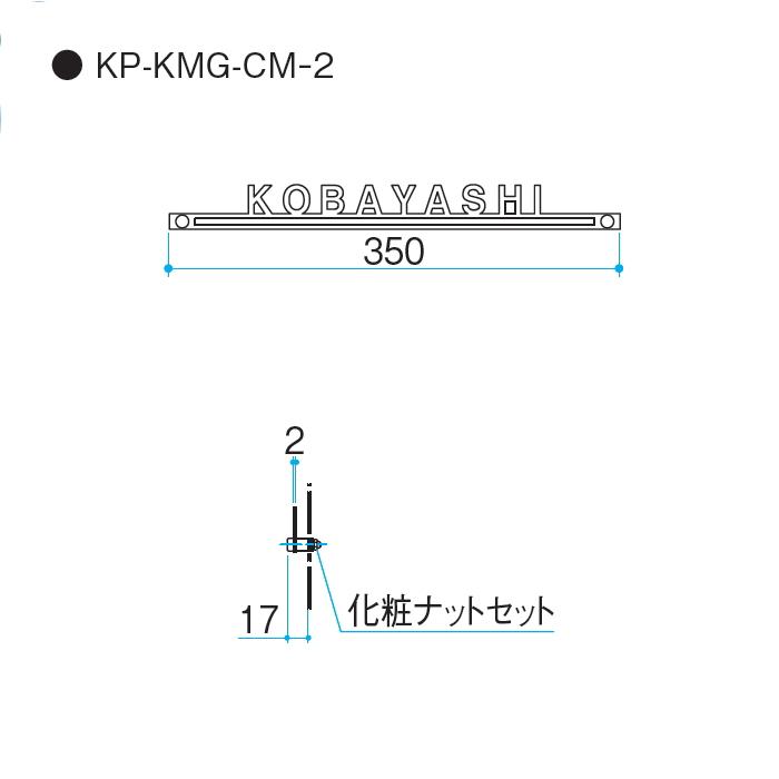 表札 三協アルミ 三協立山 機能ポール用 切り文字表札 KP-KMG-CM-2 ブラック(KC)/ホワイト(WH) ステンレス 戸建て オーダー :sk03-2209-01-002:DIY ...