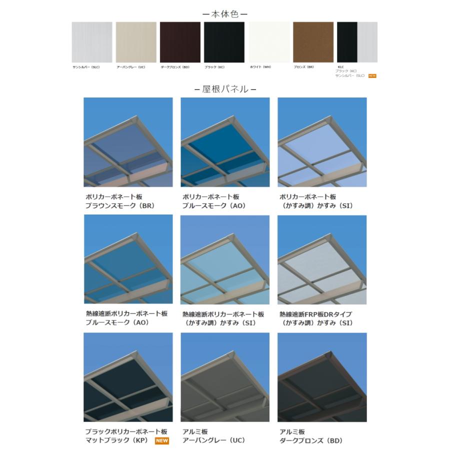 サイクルポート 三協アルミ 三協立山 セルフィ ミニタイプ 基本 H20 2918 熱線遮断ポリカ屋根パネル 2916×1846mm(奥行×間口) 自転車 屋根 駐輪 d : DIY ...