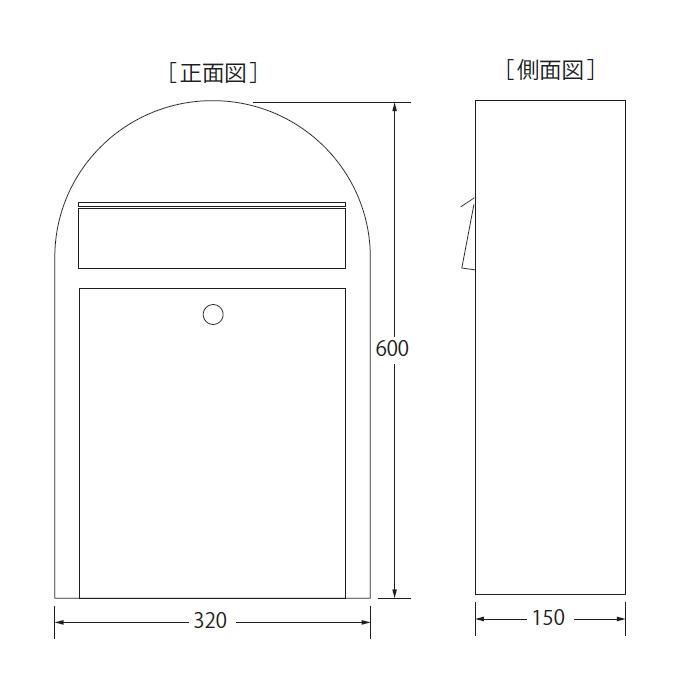 【無料プレゼント対象商品】 郵便ポスト 郵便受け セキスイデザインワークス bobi GRANDE SLIM ボビグランデスリム ポスト本体のみ アントラシットグレ : st02-2305 ...