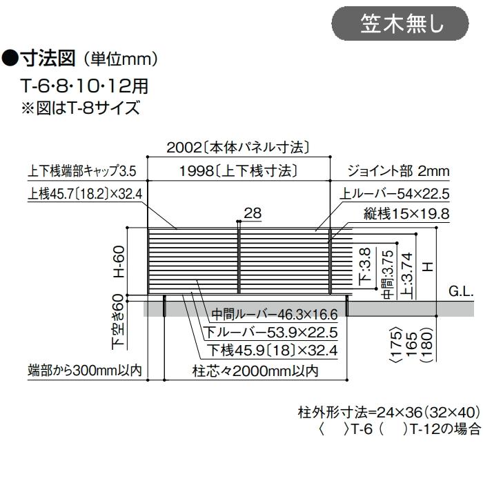 フェンス 目隠し LIXIL(リクシル) TOEX フェンスAA ML1型 フェンス本体 H600 横ルーバー 境界 屋外 アルミ 形材フェンスガーデン DIY 塀 壁 囲い :to06-aa ...