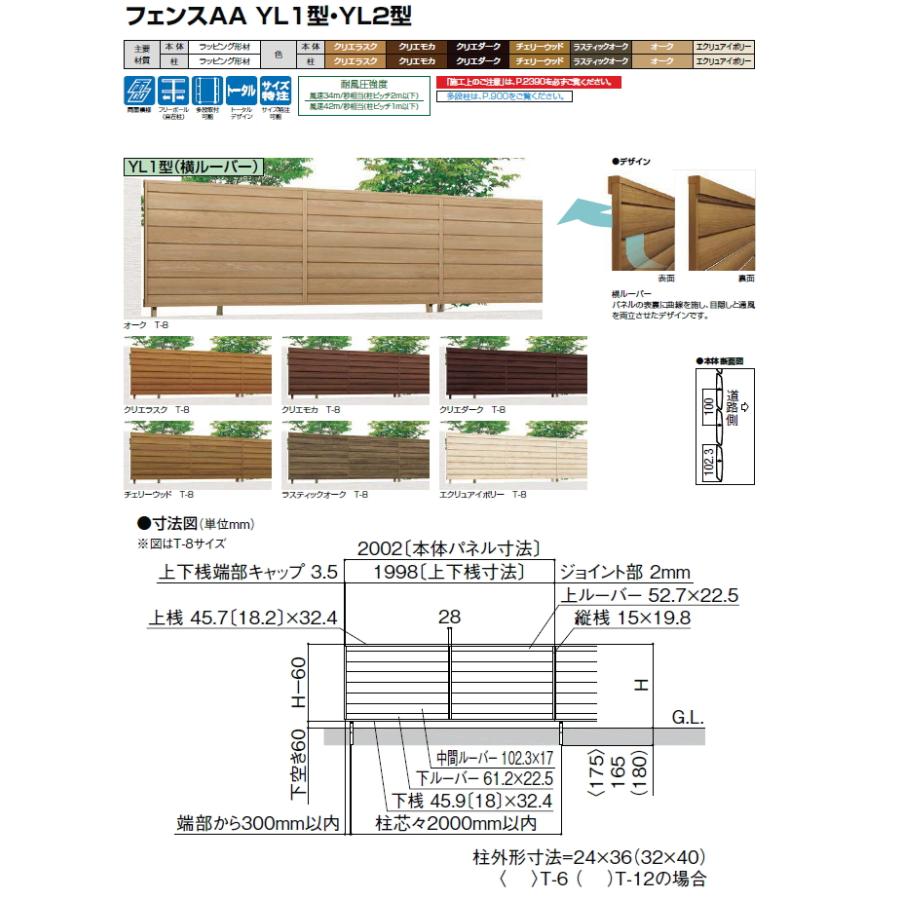 【部品】 フェンス 目隠し LIXIL(リクシル) TOEX フェンスAA YL1型用 H600 コーナーポール 境界 屋外 アルミ 形材フェンスガーデン DIY 塀 壁 囲い :to06 ...