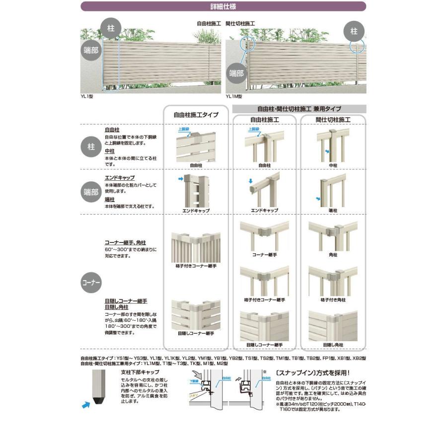 【部品】 フェンス YKK YKKap シンプレオフェンスYS3型用 目隠しコーナー継手 H800 境界 屋外 アルミ 形材フェンスガーデン DIY 塀 壁 囲い : yk06-spf-ys3 ...