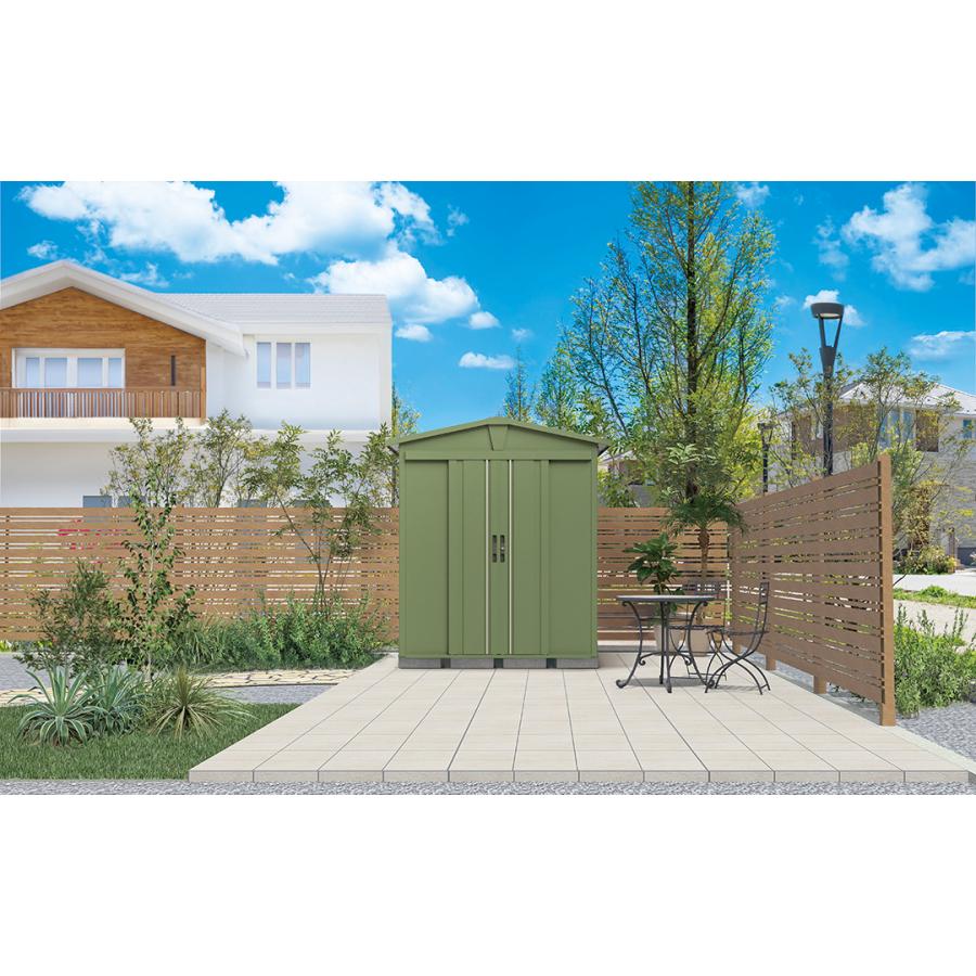 タクボ物置 物置 タクボ リジュー LSN-2215 標準組立付 田窪工業所 LEISURE 収納庫 タイヤ収納 切妻屋根 三角屋根 おしゃれ 人気 おすすめ デザイン物置 グリーン ブラック ...