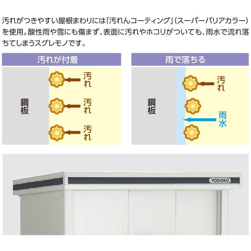 ヨドコウ 物置 エルモ LMDS-2215 積雪型「標準組立付」 収納庫 タイヤ 小型 中型 屋外 収納 物置き 人気 おすすめ おしゃれ リフォーム : エクステリアTAMA - 通販 ...