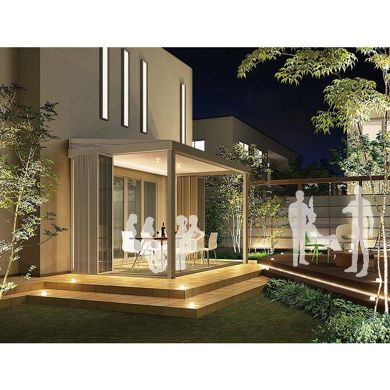 LIXIL ガーデンルーム ZIMA 工事付 土間仕様 間口3.0間×奥行6尺 ルームタイプ ポリカ屋根材 採光ルーフ アルミ形材色 基本工事費込み リクシル サンルーム : エクステリア ...