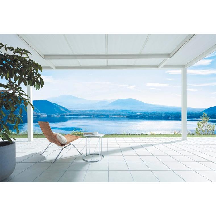 LIXIL ガーデンルーム ZIMA 工事付 土間仕様 間口2.5間×奥行8尺 ルームタイプ ポリカ屋根材 採光ルーフ アルミ形材色 基本工事費込み リクシル サンルーム : エクステリア ...