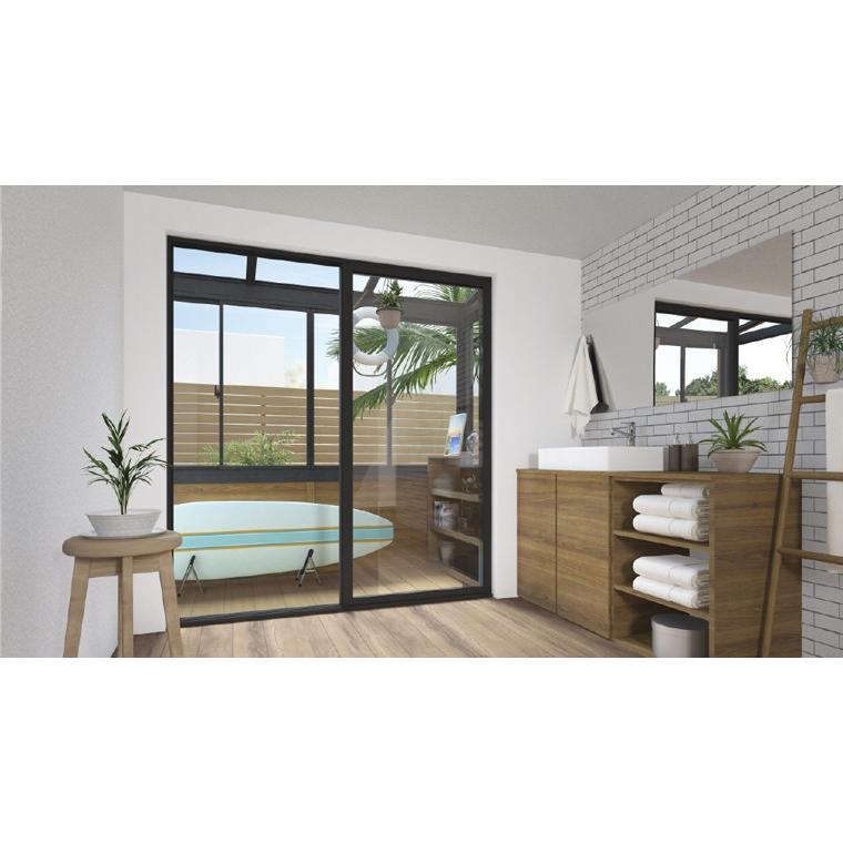 LIXIL ガーデンルームGF 工事付 インナーデッキ仕様 間口2間×奥行9尺 テラスサッシ ポリカ屋根材 基本工事費込み リクシル サンルーム 後付け 物干し おしゃれ : エクステリア ...