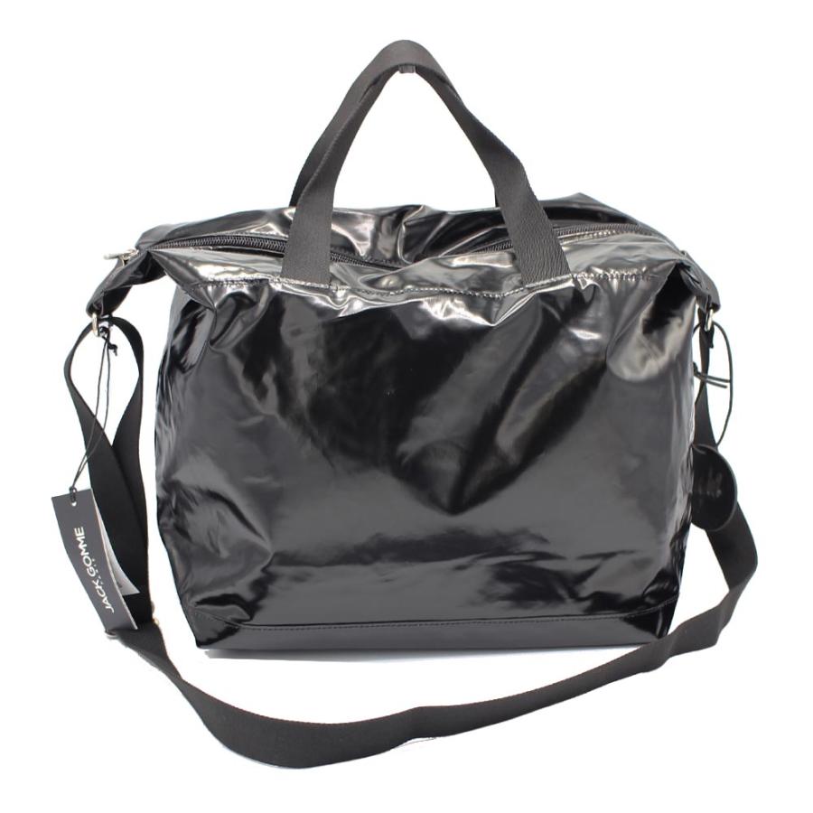 ジャックゴム JACK GOMME ショルダーバッグ 1858 ORTA オルタ NOIR ブラック メタリックカラー 軽量 Lightシリーズ ハンドバッグ : 1858-9000 ...