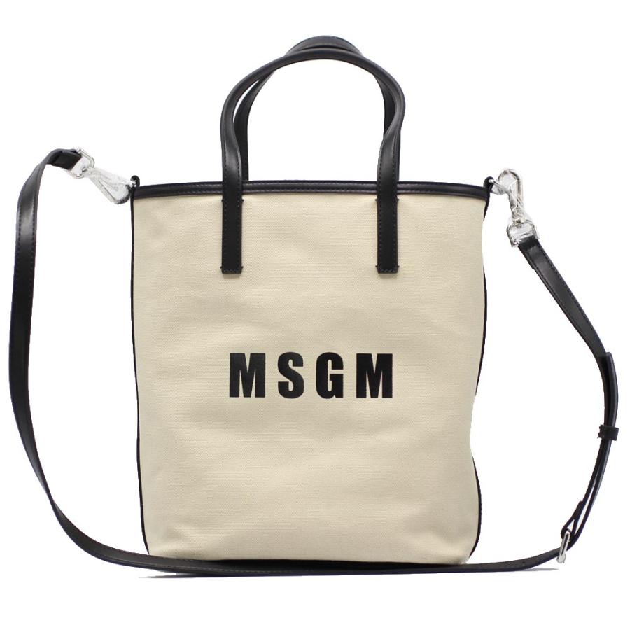 MSGM（エムエスジーエム） 3441MDZ23 2ウェイ トートバッグ ベージュ / キナリ BEIGE キャンバス バケットバッグ トリミング : エクセルバンチ - 通販 - Yahoo ...