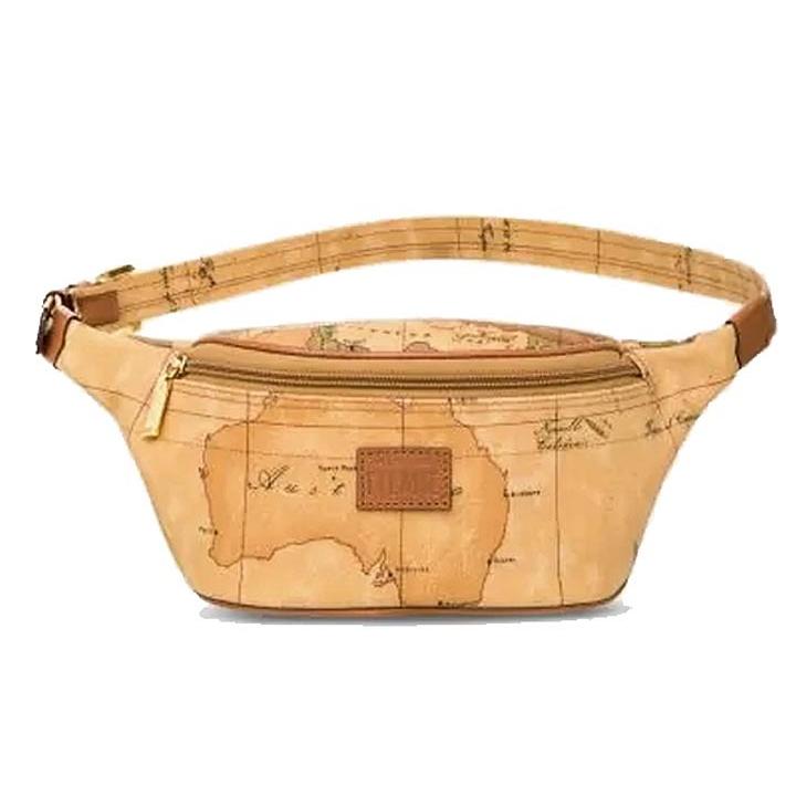 PRIMA CLASSE プリマクラッセ PRIMA CLASSE ボディバッグ C8918 6000 ベージュ系地図柄 ベルトバッグ ...