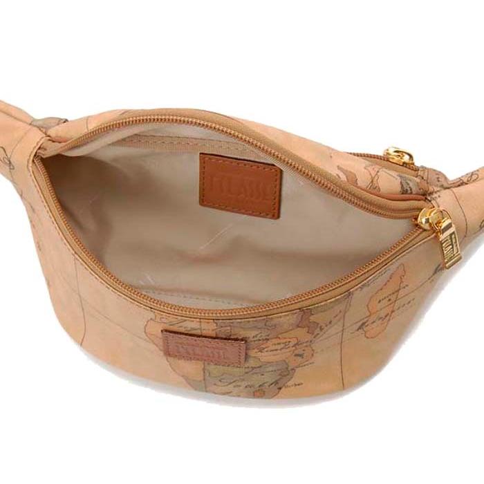PRIMA CLASSE プリマクラッセ PRIMA CLASSE ボディバッグ C8918 6000 ベージュ系地図柄 ベルトバッグ ...