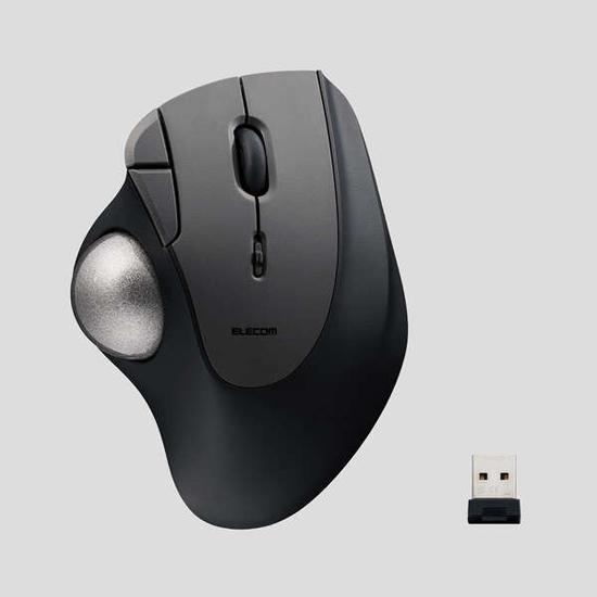 ELECOM エレコム 2.4GHz無線トラックボール IST 5ボタン ベアリングモデル M-IT11DRBK ブラック [管理:1000026864] : エクセラープラス - 通販 ...