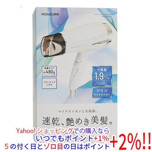 KOIZUMI マイナスイオンヘアドライヤー KHD-9330/W ホワイト [管理:1100042640] : エクセラープラス - 通販 - Yahoo!ショッピング