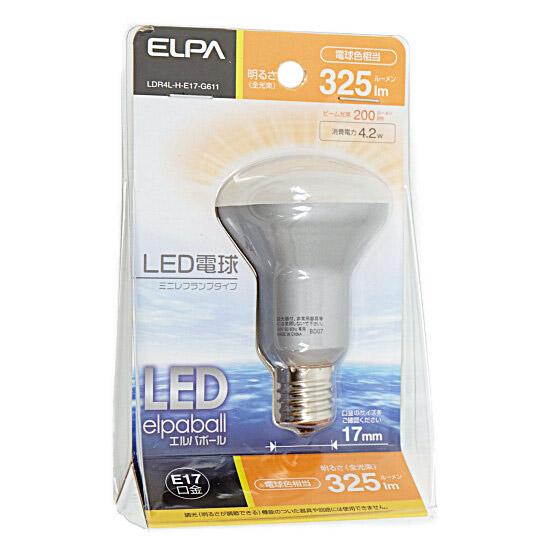 ELPA LED電球 エルパボール LDR4L-H-E17-G611 電球色 [管理:1100049444] :1100049444:エクセラープラス - 通販 - Yahoo!ショッピング