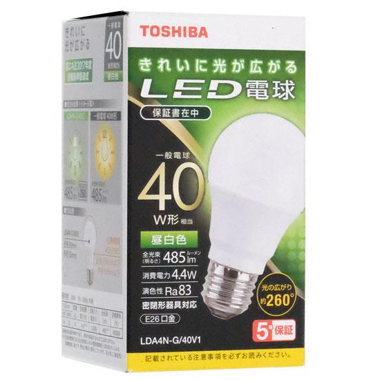 TOSHIBA LED電球 LDA4N-G/40V1 昼白色 [管理:1100051786] : エクセラープラス - 通販 - Yahoo!ショッピング