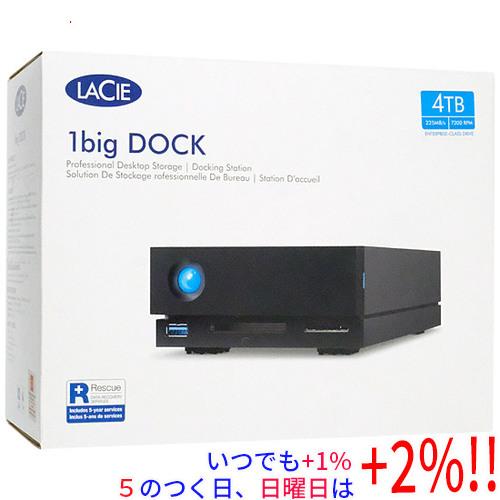 LaCie 【いつでも+1％！5のつく日と日曜日は+2%！】【爆買】LaCie 1big Dock STHS4000800 4TB ...