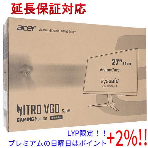 【プレミアムな日曜日はお買い得！LYP会員は限定ポイント+2％！】acer製 27型 ゲーミングモニター NITRO VG0 VG270KLbmiipx ブラック : エクセラー - 通販 ...
