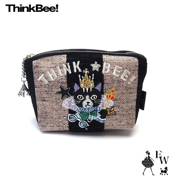 Think Bee! シンクビー ポーチ Bee 小物入れ キャットプリンス A003624 レディース ブランド 1279 : エクセルワールド - 通販 - Yahoo!ショッピング