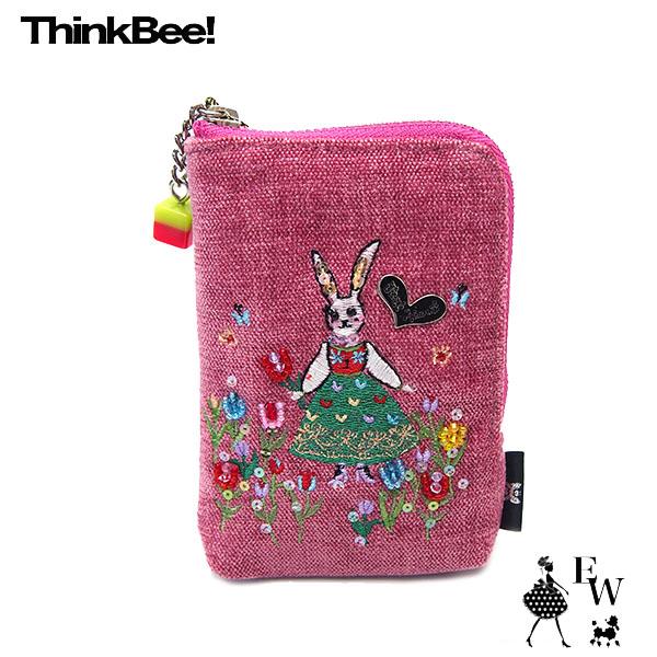 Think Bee! シンクビー 小物入れ Bee バニービー ポーチ ピンク A003703 1289 : エクセルワールド - 通販 - Yahoo!ショッピング