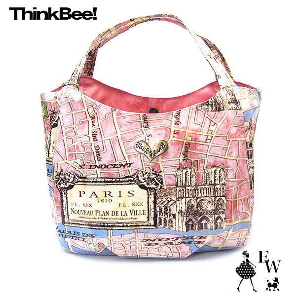 Think Bee! シンクビー バッグ Bee ハンドバッグ パリス A004457 ピンク 撥水 軽量 レディース ブランド プレゼント 1273 : エクセルワールド - 通販 ...