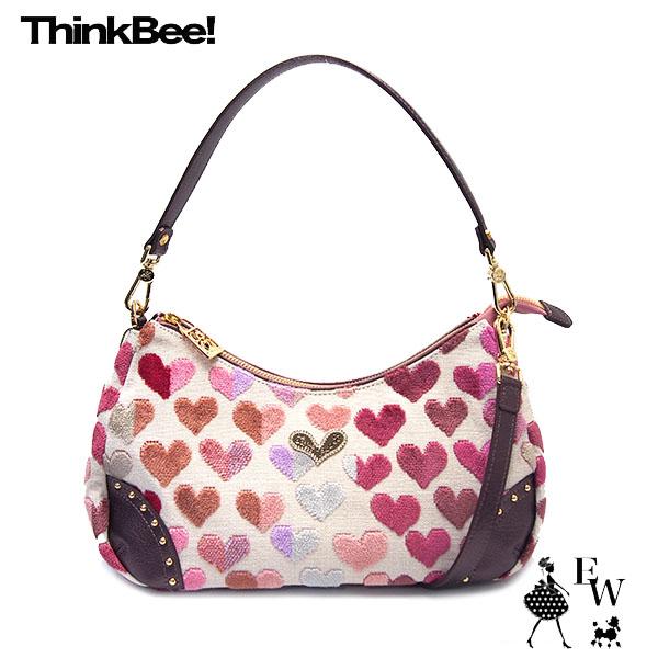 Think Bee! シンクビー バッグ ショルダーバッグ ハンドバッグ 2WAY Bee メロウピンクサワー A004133 ベージュ×ピンク レディース ブランド 1249 : エクセル ...