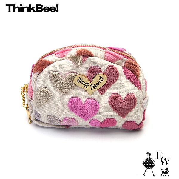 Think Bee! シンクビー ポーチ メロウピンクサワー 小物入れ Bee A004372 レディース ブランド 1294 : エクセルワールド - 通販 - Yahoo!ショッピング