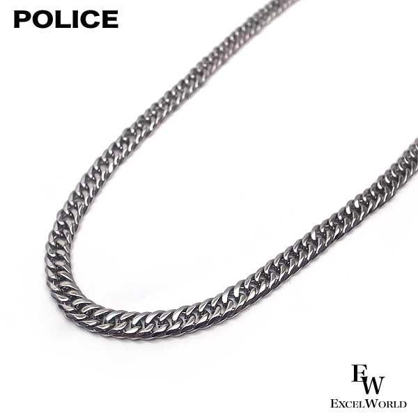 POLICE ポリス ネックレス 喜平 キヘイ 6面 50cm 幅 約5.7mm GN0002606 シルバー メンズ ブランド プレゼント ギフト : エクセルワールド - 通販 ...