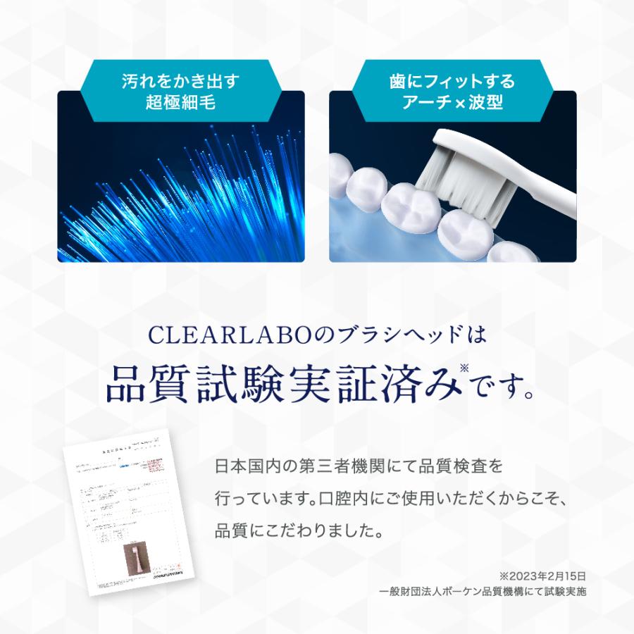 CLEARLABO 電動歯ブラシ (現役歯科医師監修) ソニック 音波ブラシ ナノ歯ブラシ IPX8 防水 虫歯予防 歯周病予防 歯垢除去 歯磨き 歯間 充電式 替えブラシ付き : いいね ...