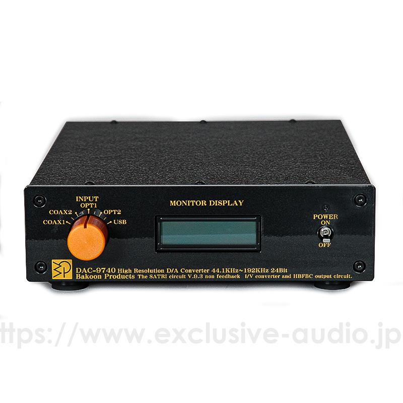 デジタルオーディオ DAC DAコンバーター Bakoon Products DAC-9740 USB入力 無帰還 電流出力 SATRI回路新 ...