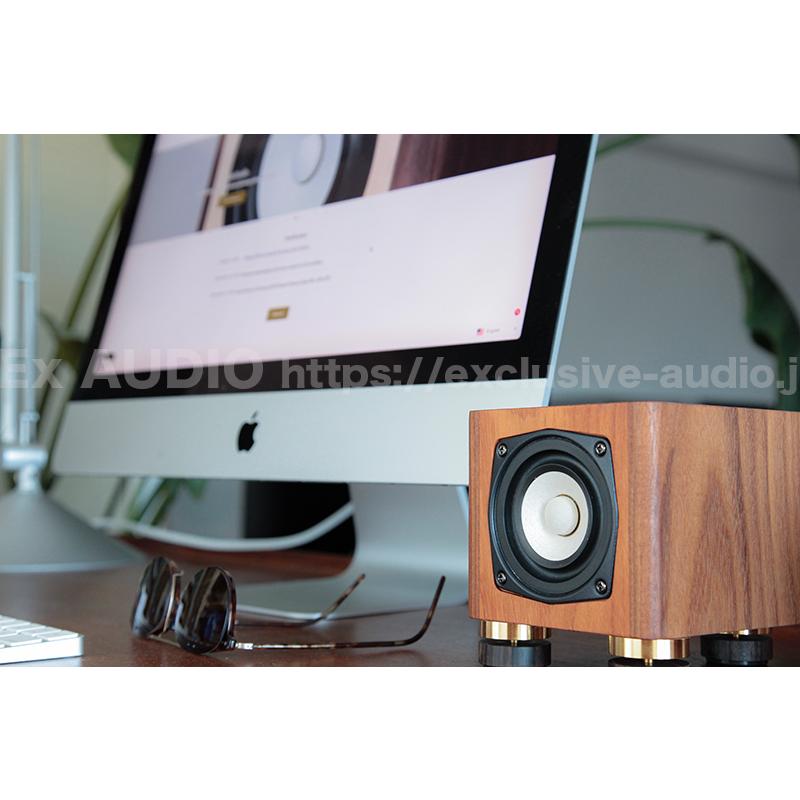 スピーカー ポータブルスピーカー マークオーディオ MarkAudio Solid Dice 1組 ニアフィールドスピーカー パッシブラジエター付スピーカー 高音質 日本製 : EX ...