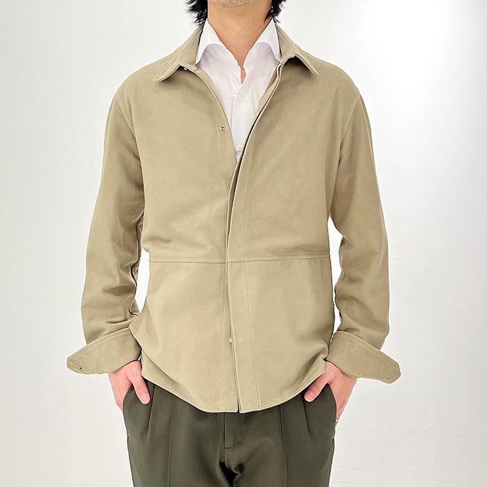 EMMETI エンメティ ALESSIO CA04 sfoderati スエードレザーシャツ メンズ 23春夏 : EXCLUSIVE ONLINE - 通販 - Yahoo!ショッピング