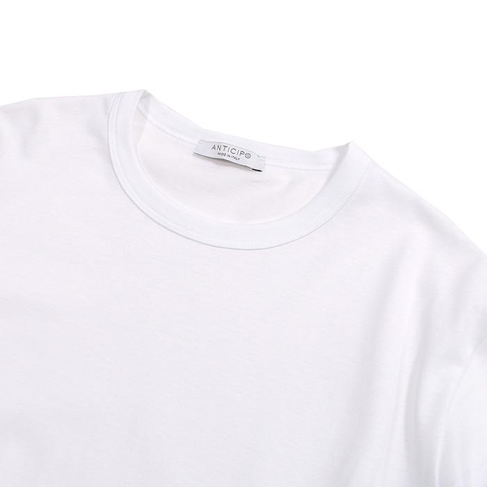 ANTICIPO アンティチポ スムースコットンクルーネック メンズ NEBBIOLO LUNGO SMOOTH : EXCLUSIVE ...