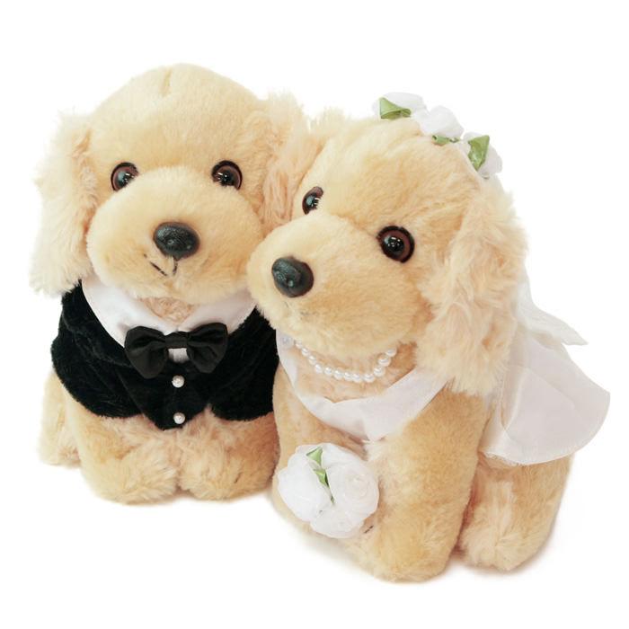 ぬいぐるみ プレミアムウェディングドール ドッグ 結婚式 結婚祝い 披露宴 ウェルカムドール 結婚記念日 入籍祝い トイプードル コッカースパニエル 犬 : 贈り物のエクスギフト - 通販 ...