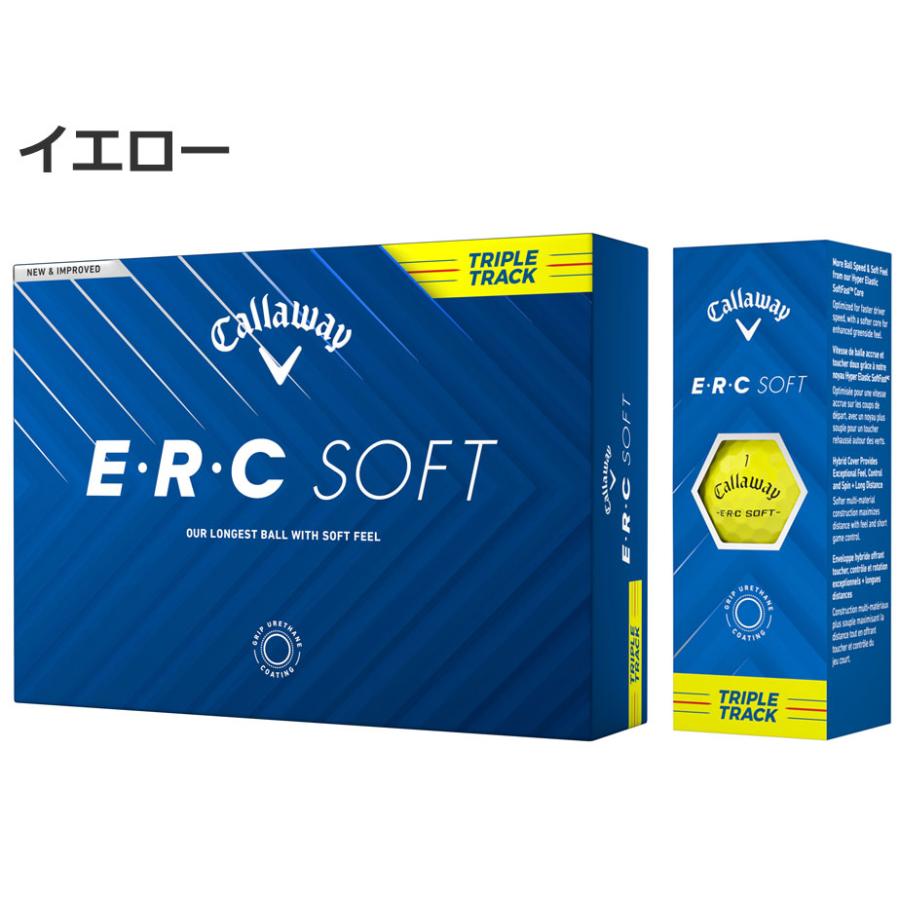 Callaway（キャロウェイ） 2025 E・R・C SOFT ゴルフ ボール 1ダース(12球) E・R・C ソフト 2025年モデル ERC SOFT : EX GOLF Yahoo ...