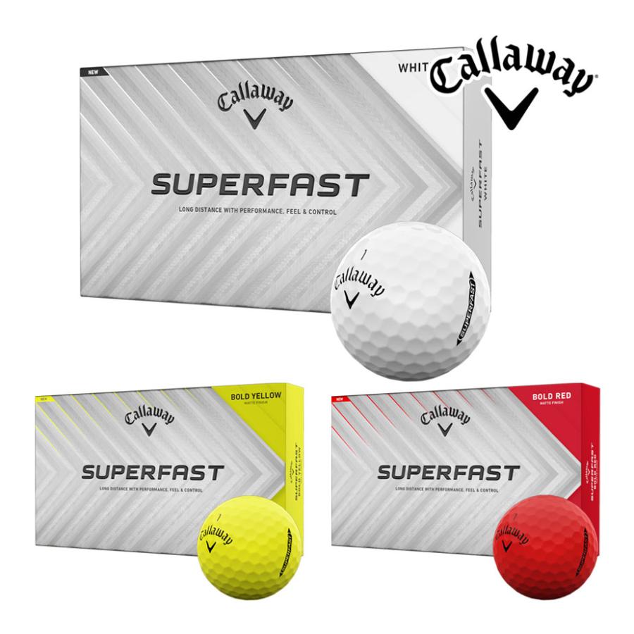 Callaway キャロウェイ 2025 SUPERFAST ゴルフ ボール 1ダース(15球) スーパーファスト 2025年モデル : EX ...