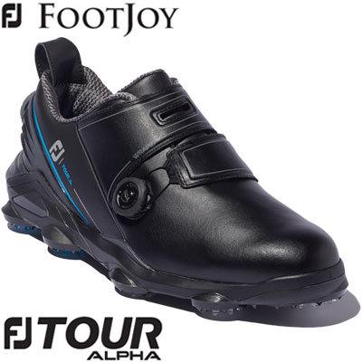 FootJoy FOOTJOY(フットジョイ) FJ TOUR ALPHA Dual BOA 2022 メンズ ゴルフ シューズ 55520 ブラック (W) [FJ ツアー アルファ ...