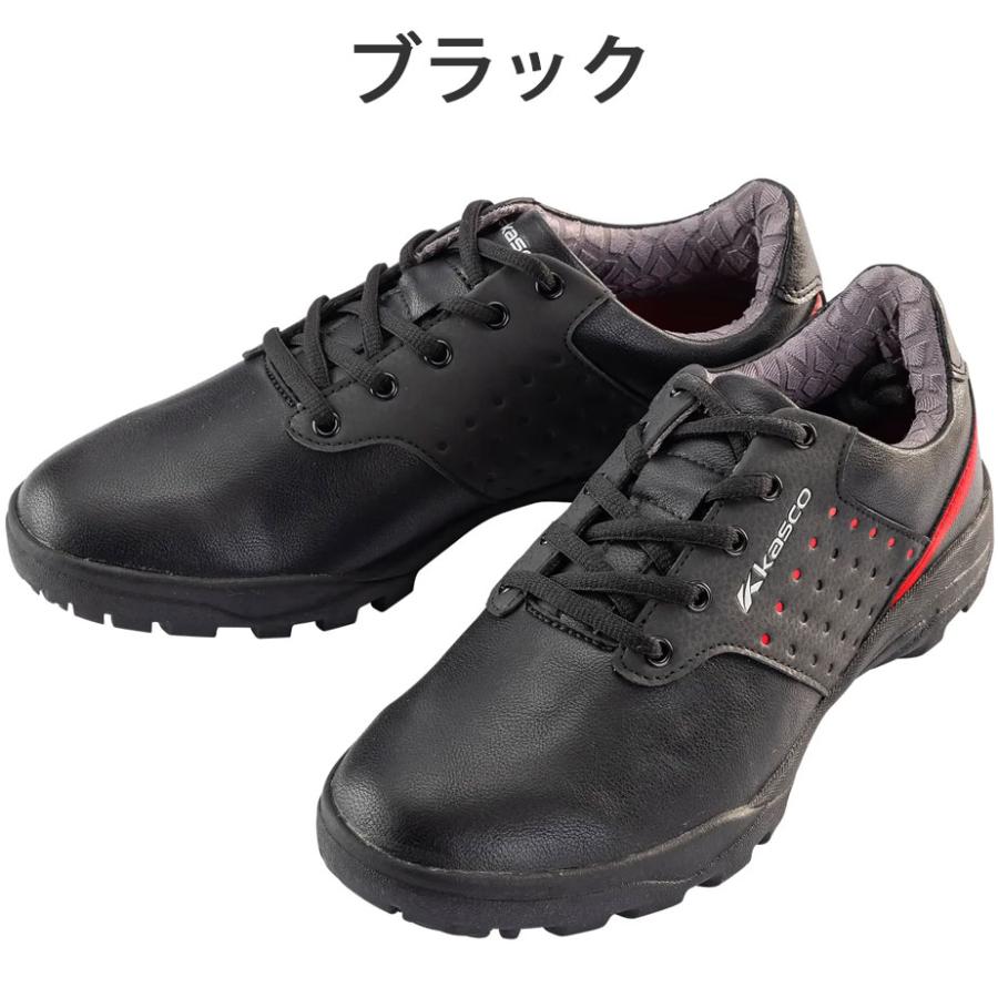 kasco（キャスコ） スパイクレスシューズ メンズ KMSL-2365 ブラック 3E 即納 ゴルフ 2023年モデル : EX GOLF ...