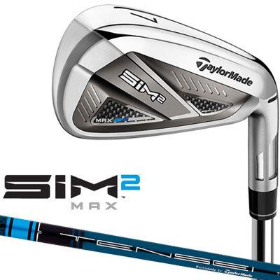 TaylorMade テーラーメイド SIM2 MAX -シム ツー マックス- 2021 単品アイアン (#5、AW、SW) TENSEI ...