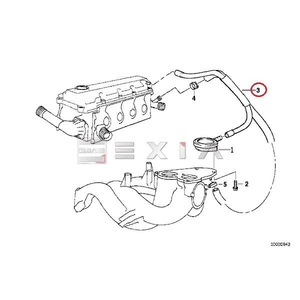 BMW E36 E46 エンジン ヒーターホース ウォーターホース 318i 11151743386 : EXIA - 通販 - Yahoo ...