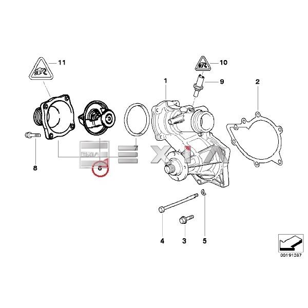 BMW E39 E38 E53 X5 サーモスタット 535i 540i 735i 740i 4.4i 4.6si 11531436386 : EXIA - 通販 - Yahoo!ショッピング