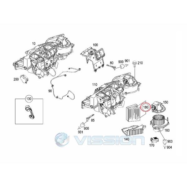 Mercedes-Benz ベンツ R171 R172 エアコンフィルター 活性炭入 室内用 SLK200 SLK280 SLK350 ...